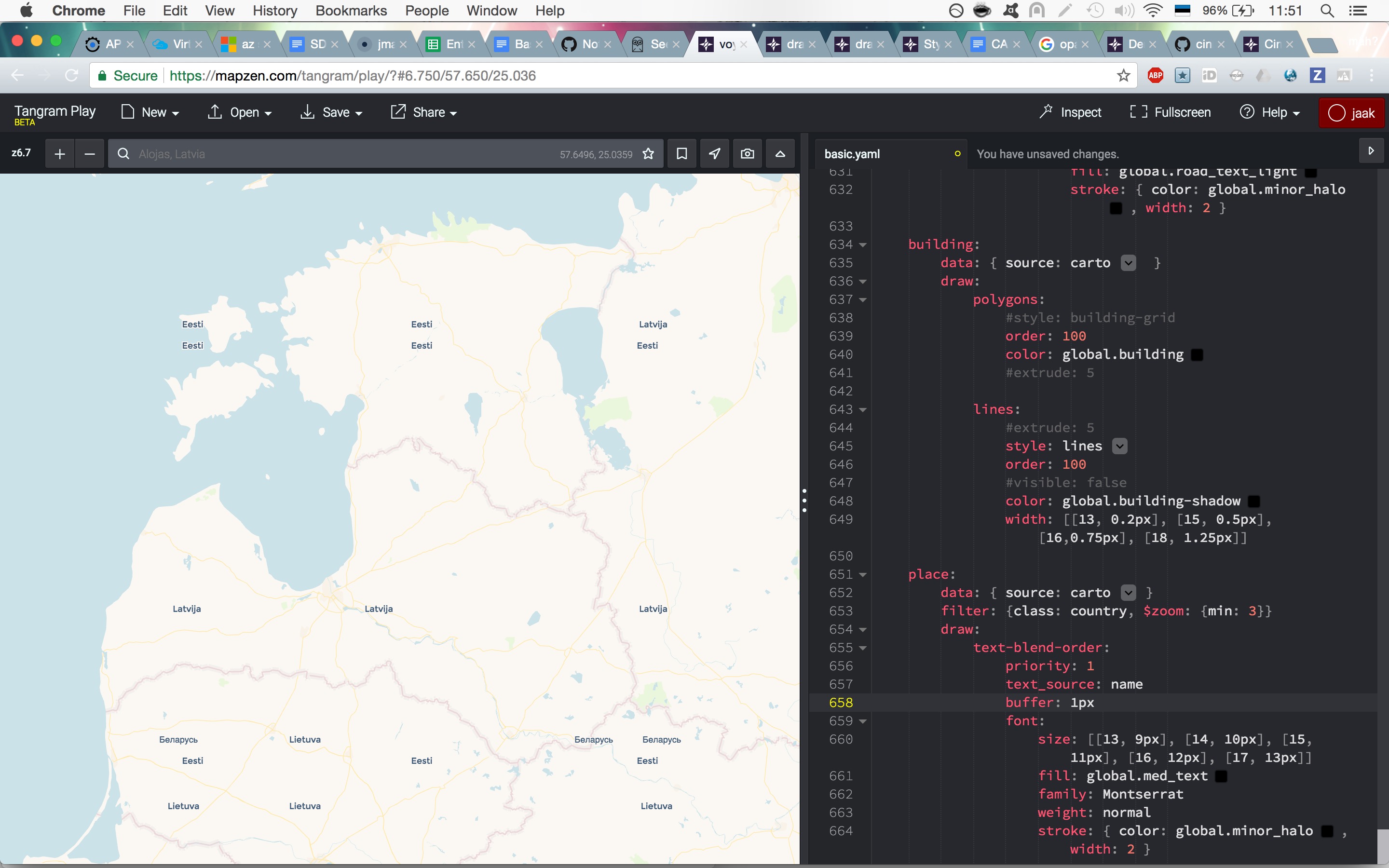 Texts are broken with buffered tiles · Issue #602 · tangrams/tangram · GitHub