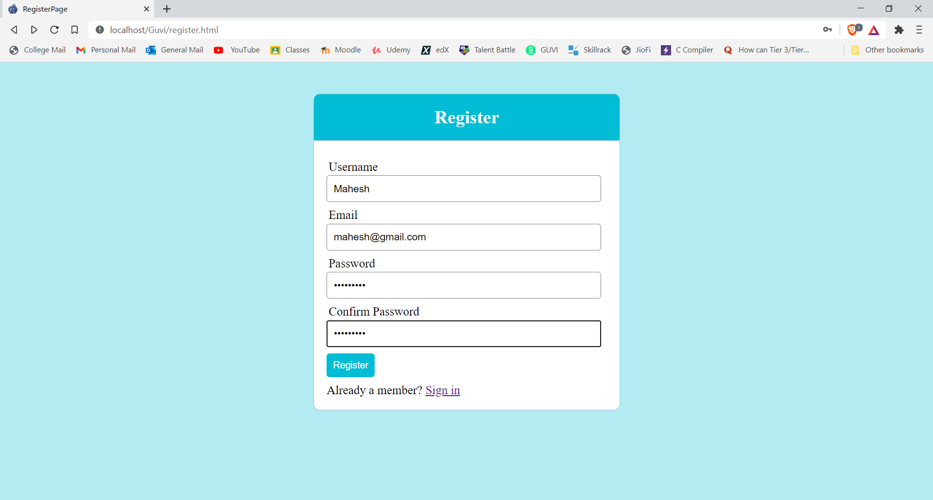 GitHub - Savn07/Guvi-intern