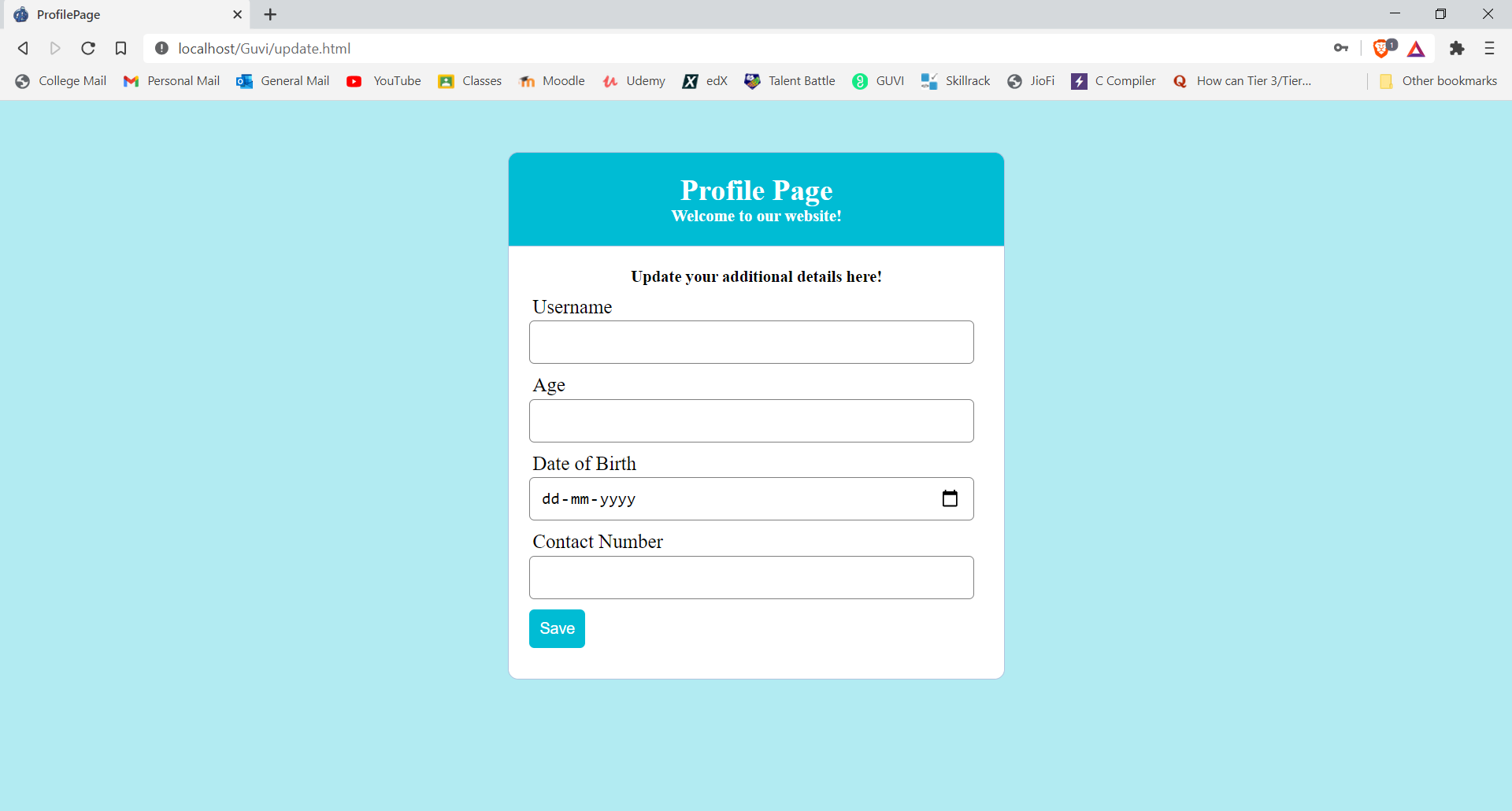 GitHub - Savn07/Guvi-intern