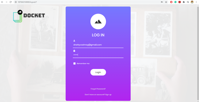 GitHub - shettyvashray/Docket-BookSharingWebsite