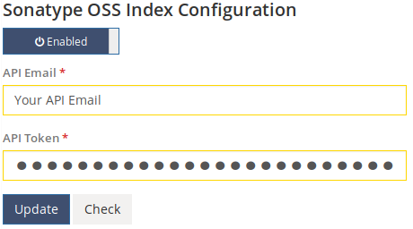 OSS Index Scanner Configuration: Test Connection Button · Issue #265 ...