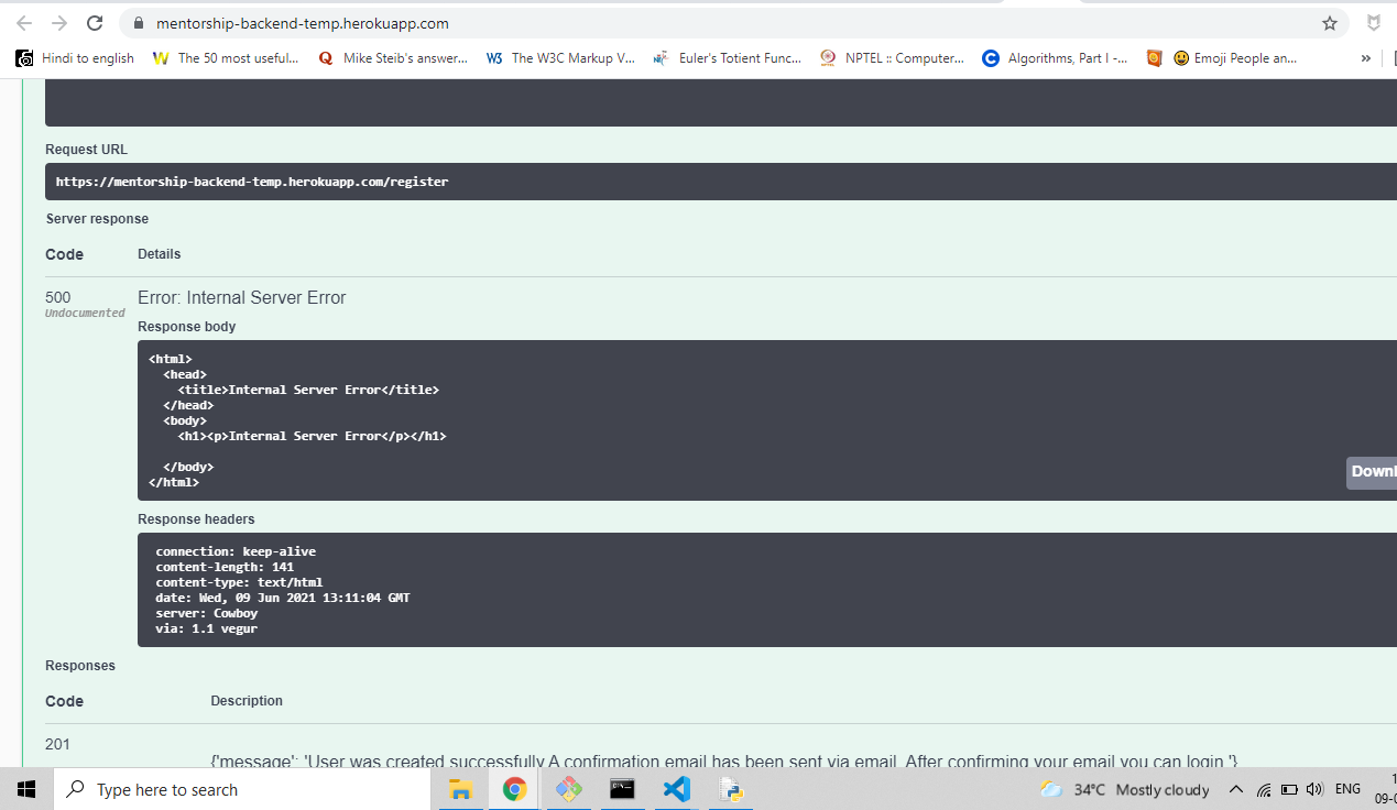Server response : registration_date in GET/user is float · Issue #736 · anitab-org/mentorship ...