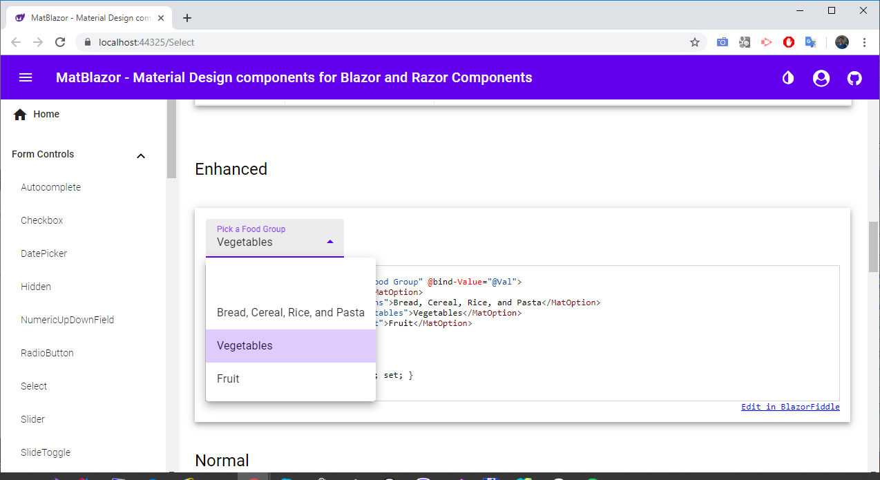 Select Add Support For Material Style Drop Down By Default · Issue