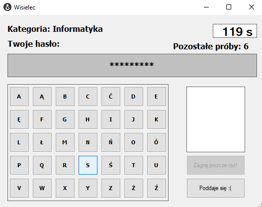 GitHub - deSp44/WordGame: Traditional hangman game in the form of a desktop application. Play ...