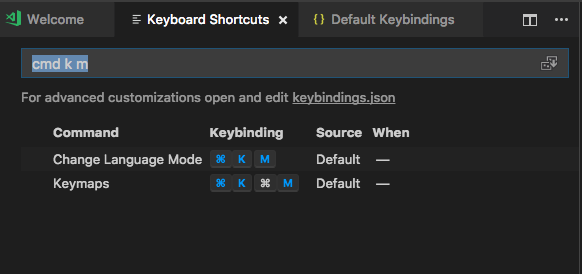 `Change Language Mode` keybinding is bound to `Preference: Language extension` · Issue #41962 ...