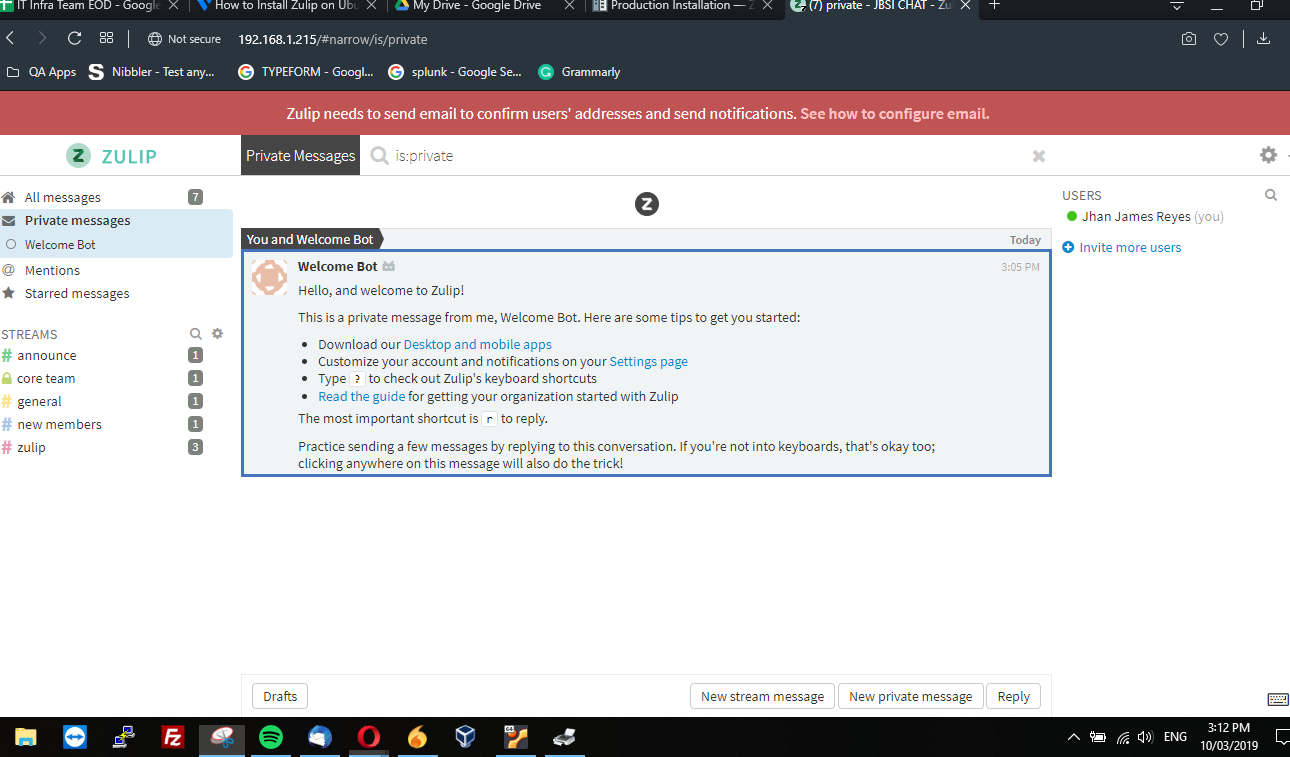 Invitating Users to join my organization · Issue #13249 · zulip/zulip · GitHub