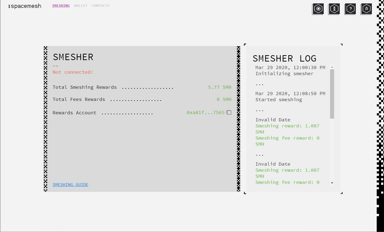 If the app is reopened soon after it was closed, the go-spacemesh.exe is terminated while the ...