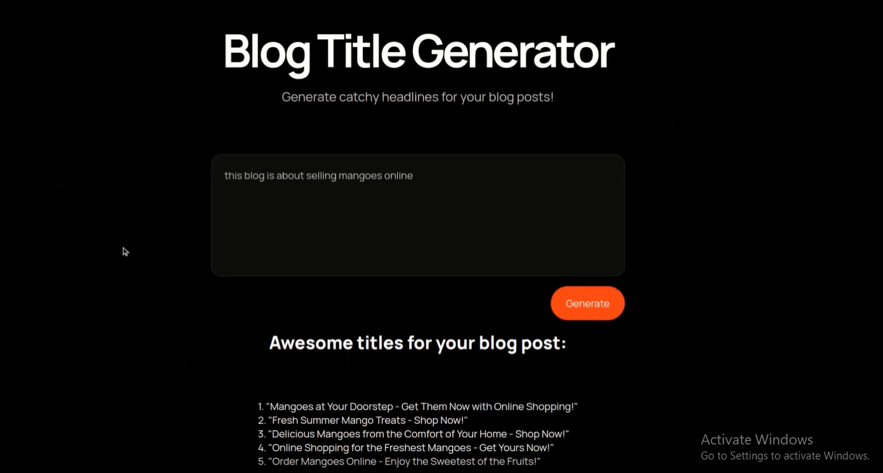 GitHub - IkshulDureja/Blog-Title-Generator