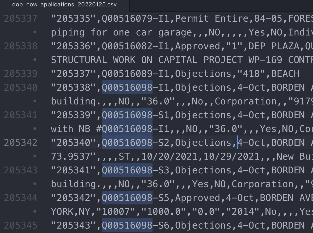 Issue: "4-Oct" is value in house number field. · Issue #488 · NYCPlanning/db-developments · GitHub