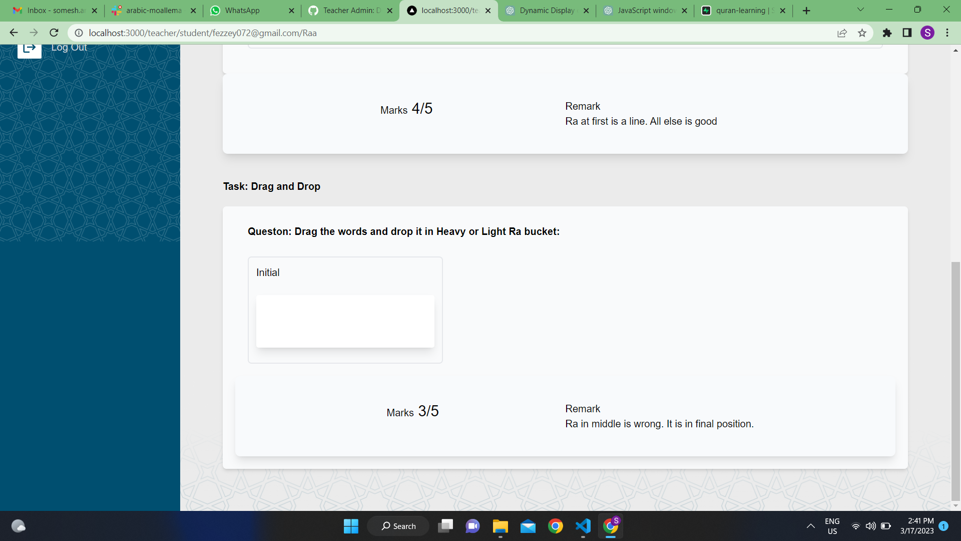 Teacher Admin: Demo changes · priyadarshi0811 arabic-moallema-refactored-v2.0 · Discussion #58 ...
