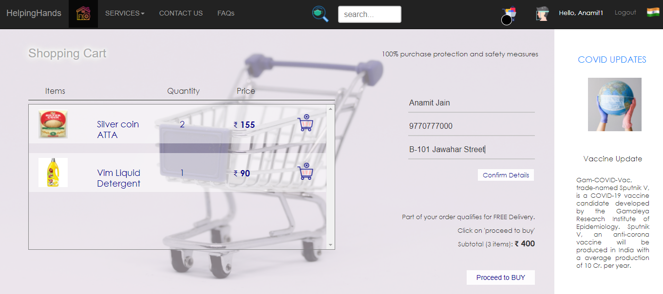 GitHub - MuskanJain13/HelpingHands: This project "HelpingHands" is a web design project ...