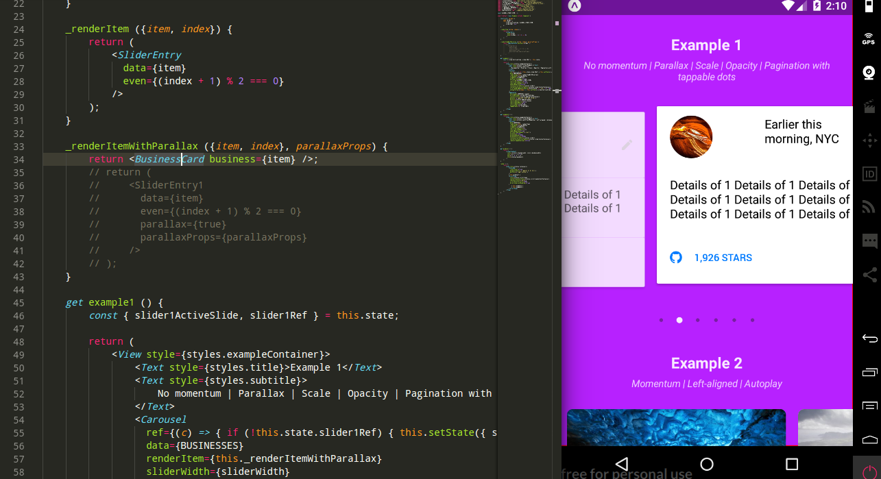 Not rendering the cards in carousel correctly. · Issue #143 ...