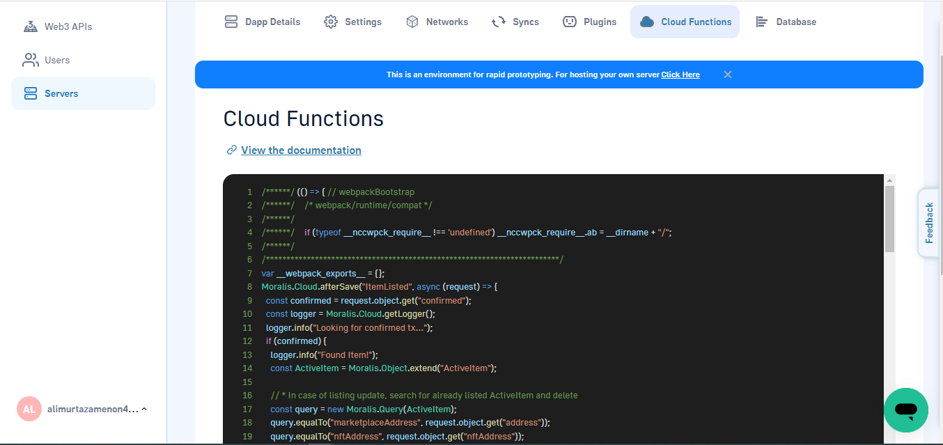 Cloud functions vacant UI section Not Found · smartcontractkit full-blockchain-solidity-course ...