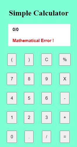 GitHub - RakeshStha/Calculator: Html, Css, Js with error message