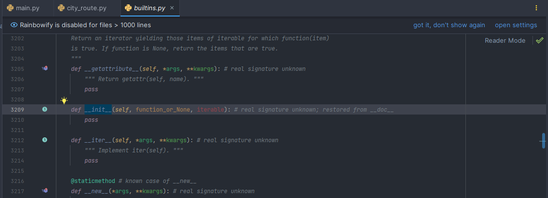 Expected type 'Union[ColumnElement[bool], _HasClauseElement, SQLCoreOperations[bool ...