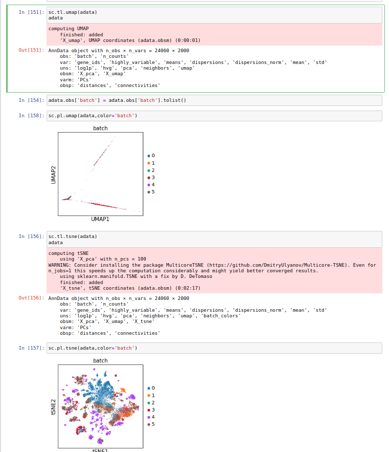 UMAP not producing sensible results on tutorial example. · Issue #2178 · scverse/scanpy · GitHub