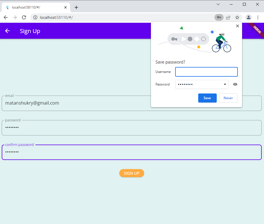 [Web] can't make register form where chrome will recognize username(email) · Issue #100824 ...