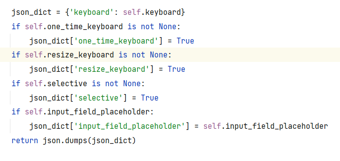 "one_time_keyboard=False" flag doesn't work in send_message method · Issue #1321 · eternnoir ...