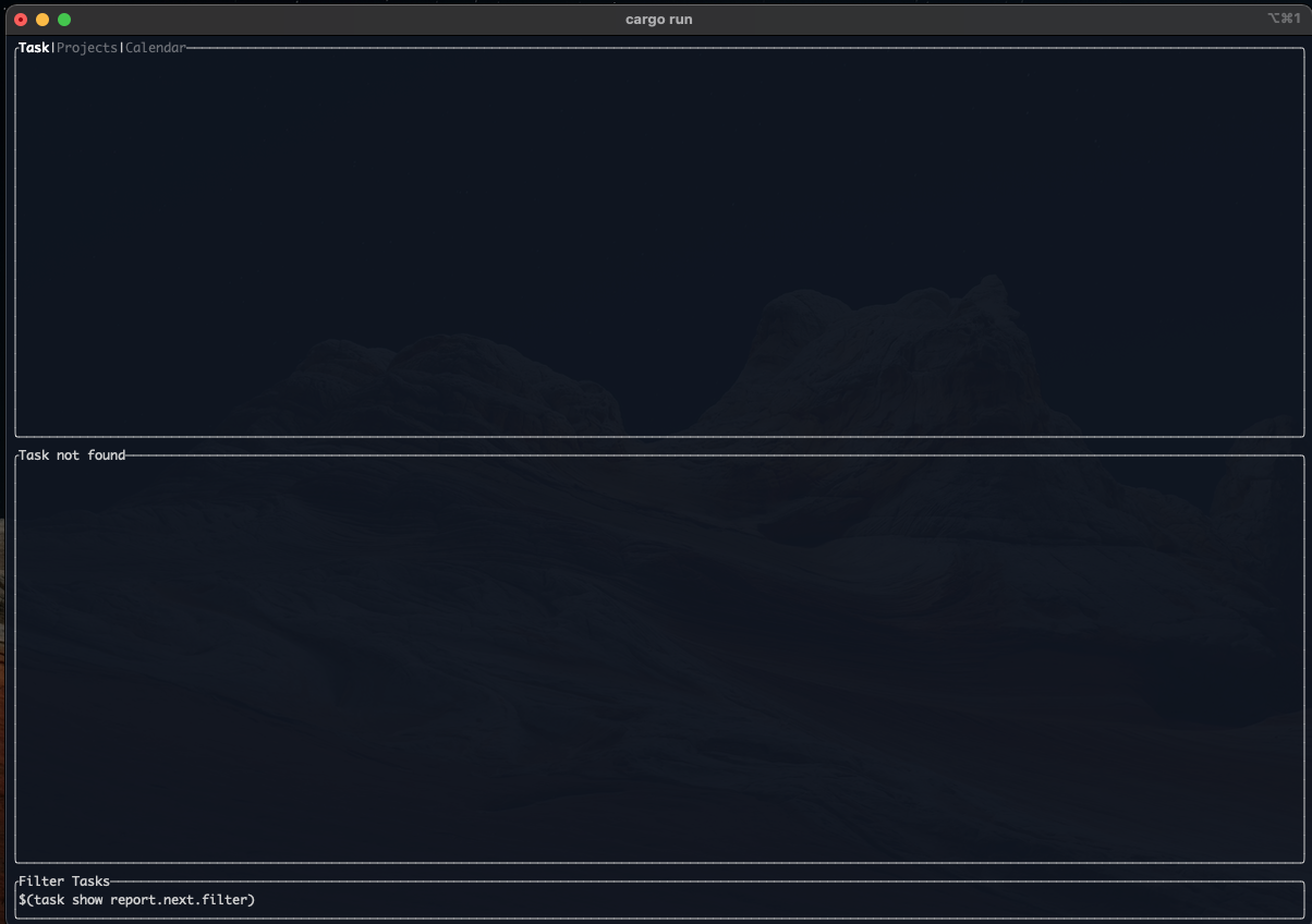 Empty task list · Issue #305 · kdheepak/taskwarrior-tui · GitHub