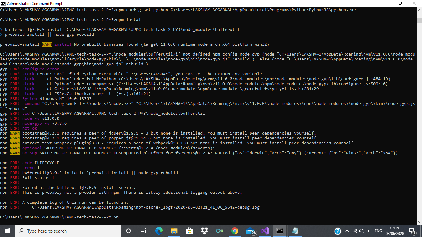 Failed To Complile · Issue #3 · insidesherpa/JPMC-tech-task-2-PY3 · GitHub