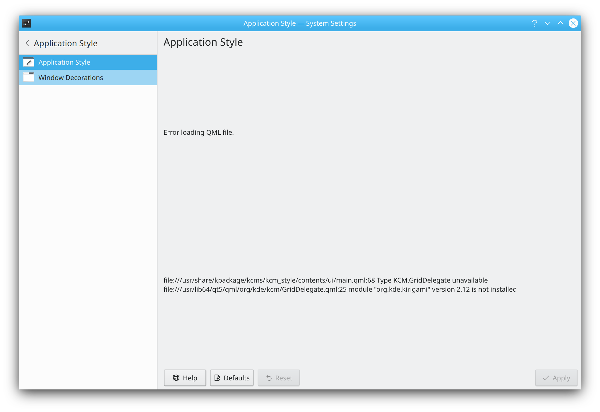 desktop-kde missing kirigami · Issue #1910 · clearlinux/distribution · GitHub