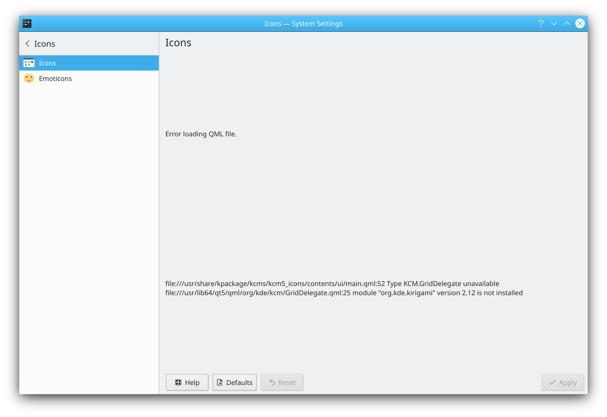 desktop-kde missing kirigami · Issue #1910 · clearlinux/distribution · GitHub