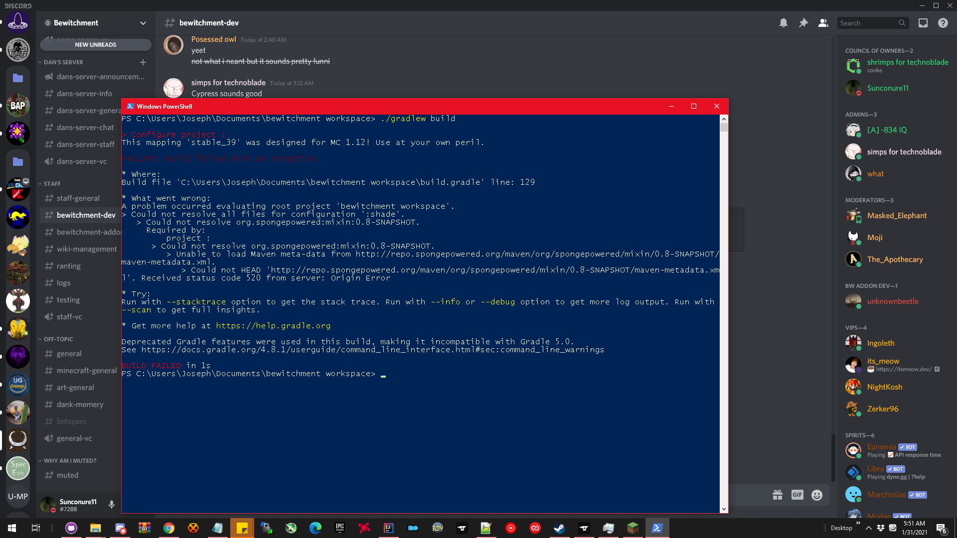 Is the maven down? · Issue #465 · SpongePowered/Mixin · GitHub