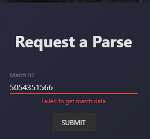 parse is not working · Issue #2207 · odota/web · GitHub