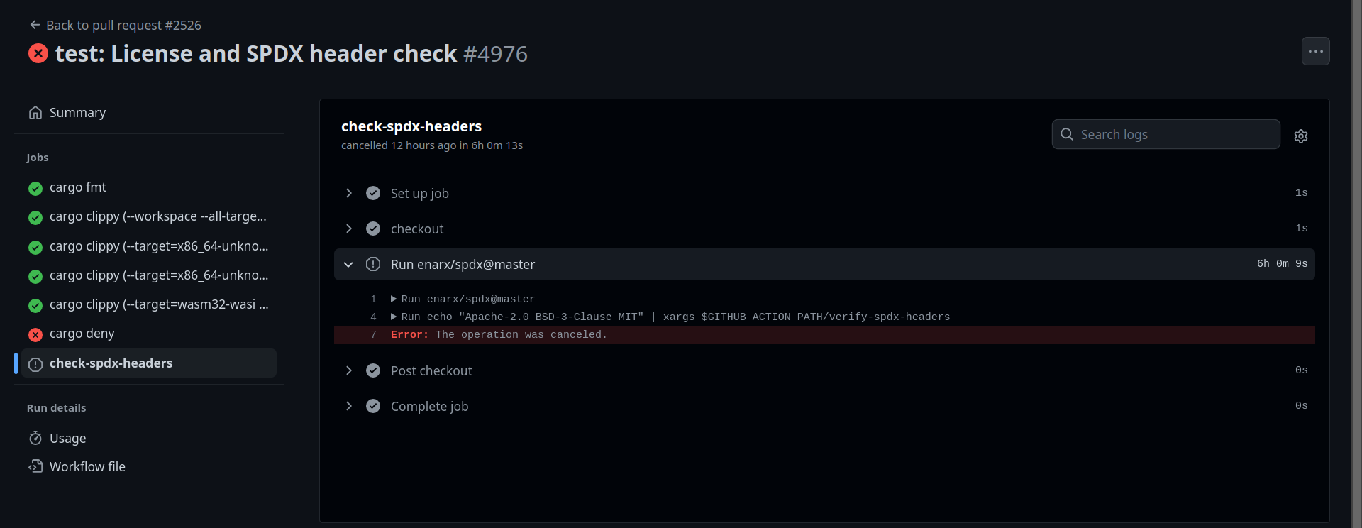 Add CI action to check for the presence of licensing headers · Issue #1933 · enarx/enarx · GitHub