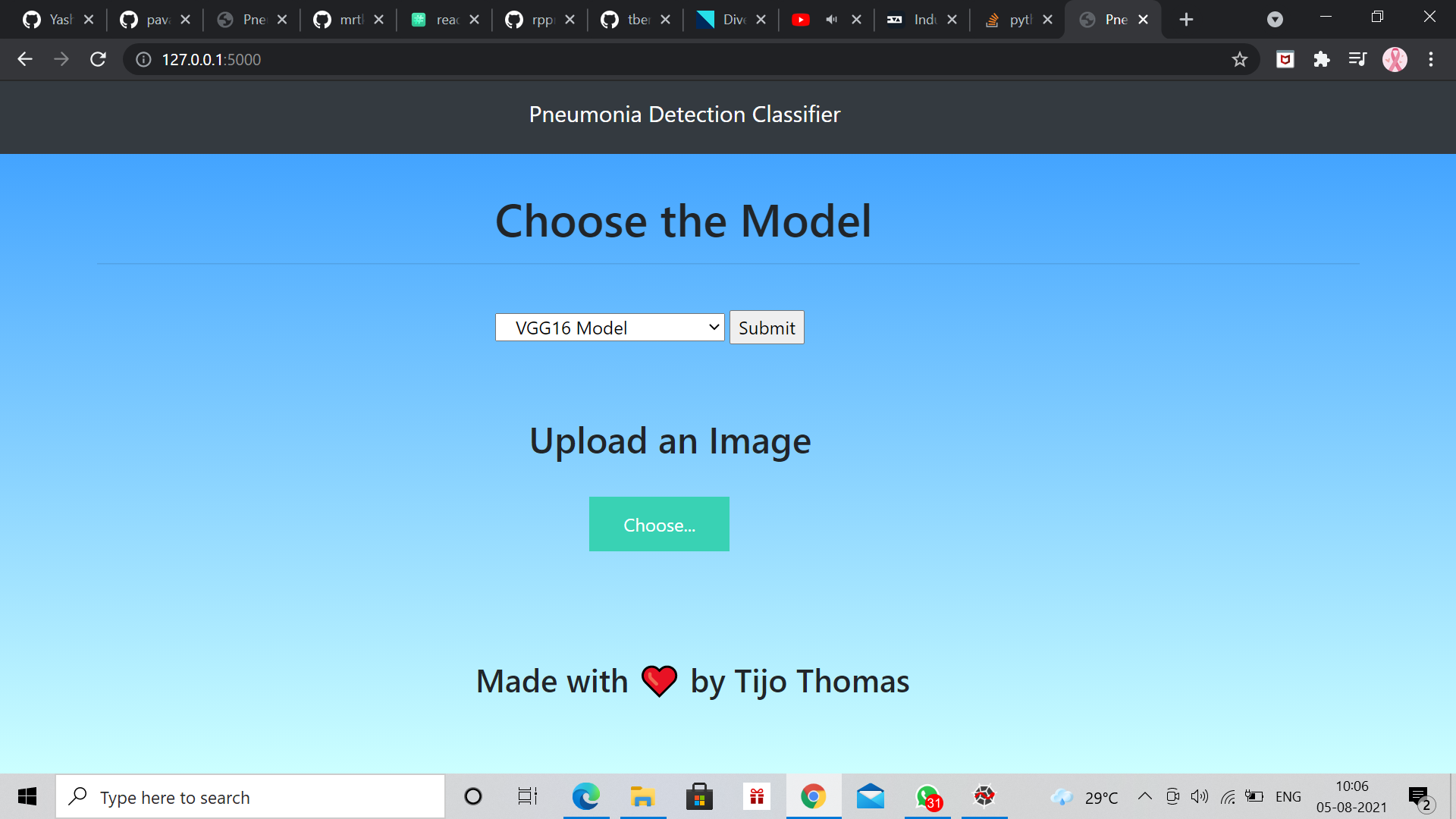 GitHub - Tijo2000/Pneumonia-detection-web-app: Pneumonia detection web ...