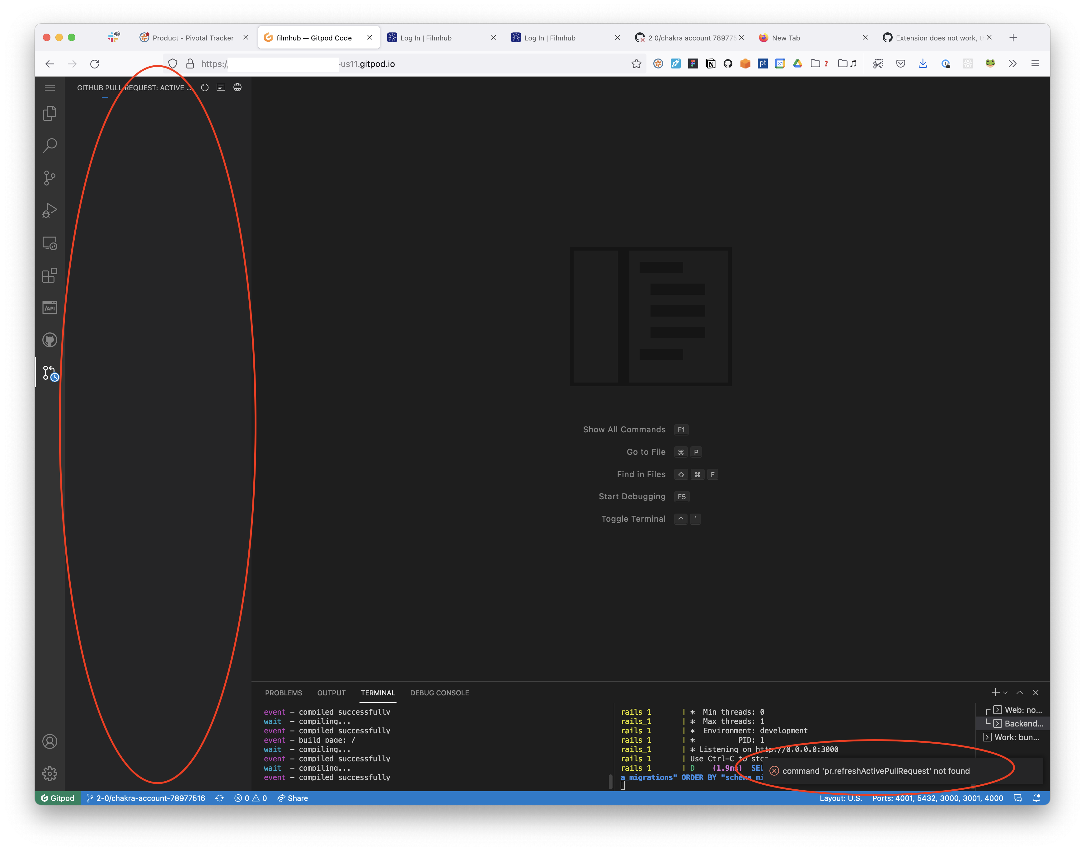 Codespaces Workspace Shows No Prs · Issue 2307 · Microsoftvscode Pull Request Github · Github 5936