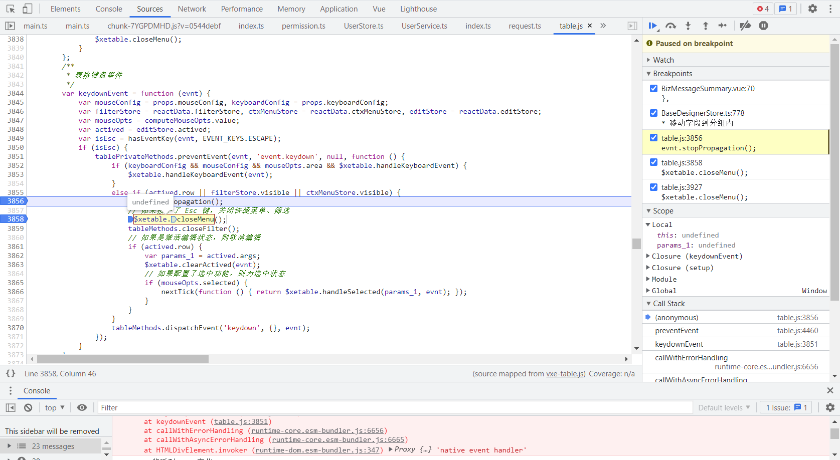 $xetable.closeMenu is not a function · Issue #1536 · x-extends/vxe ...