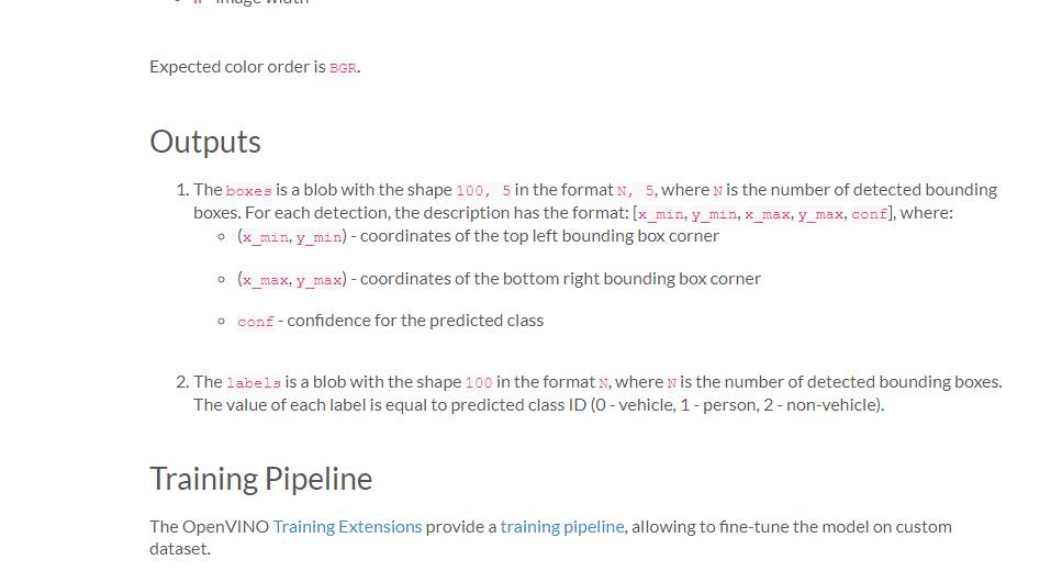 output name getting via getUnconnectedOutLayersNames is different from description of OpenVINO ...