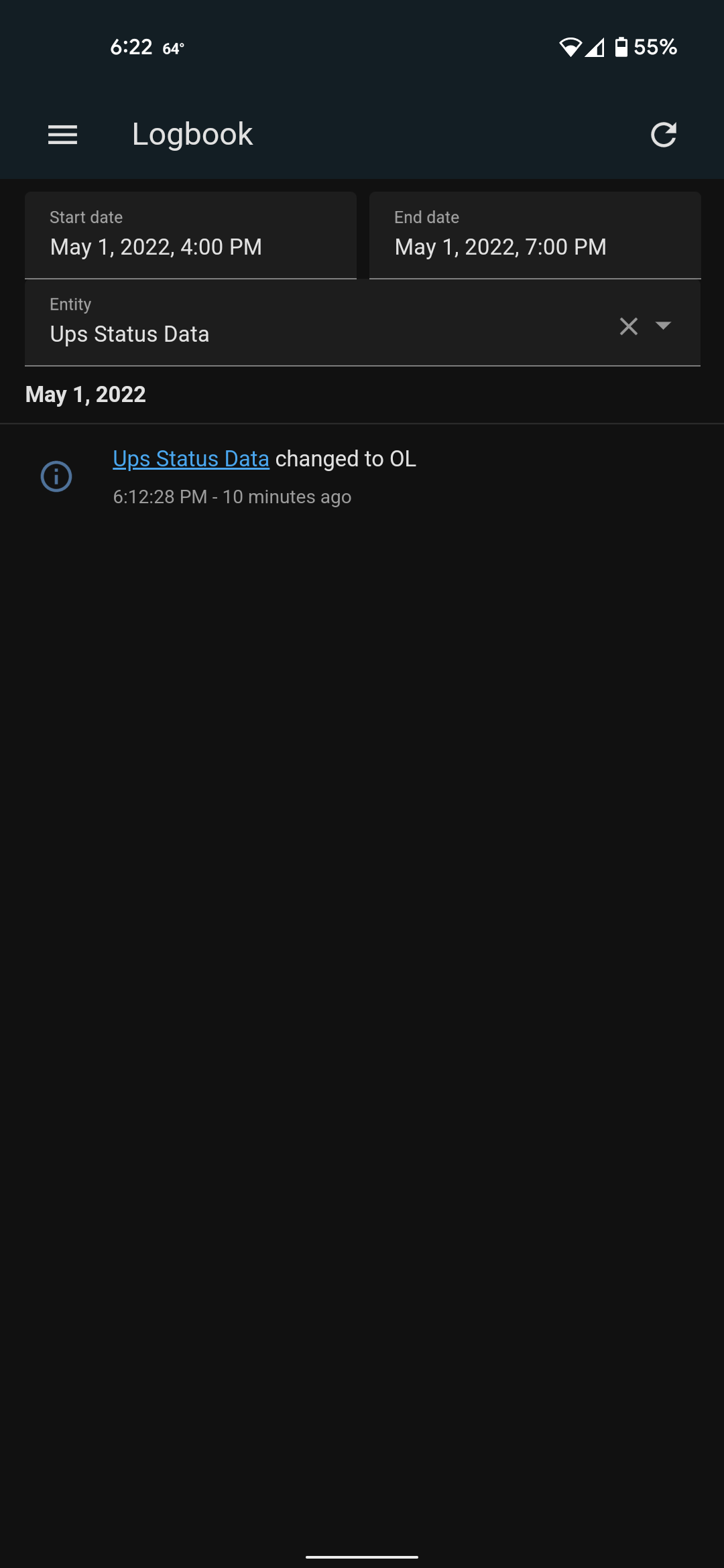 Logbook missing data · Issue #68538 · home-assistant/core · GitHub