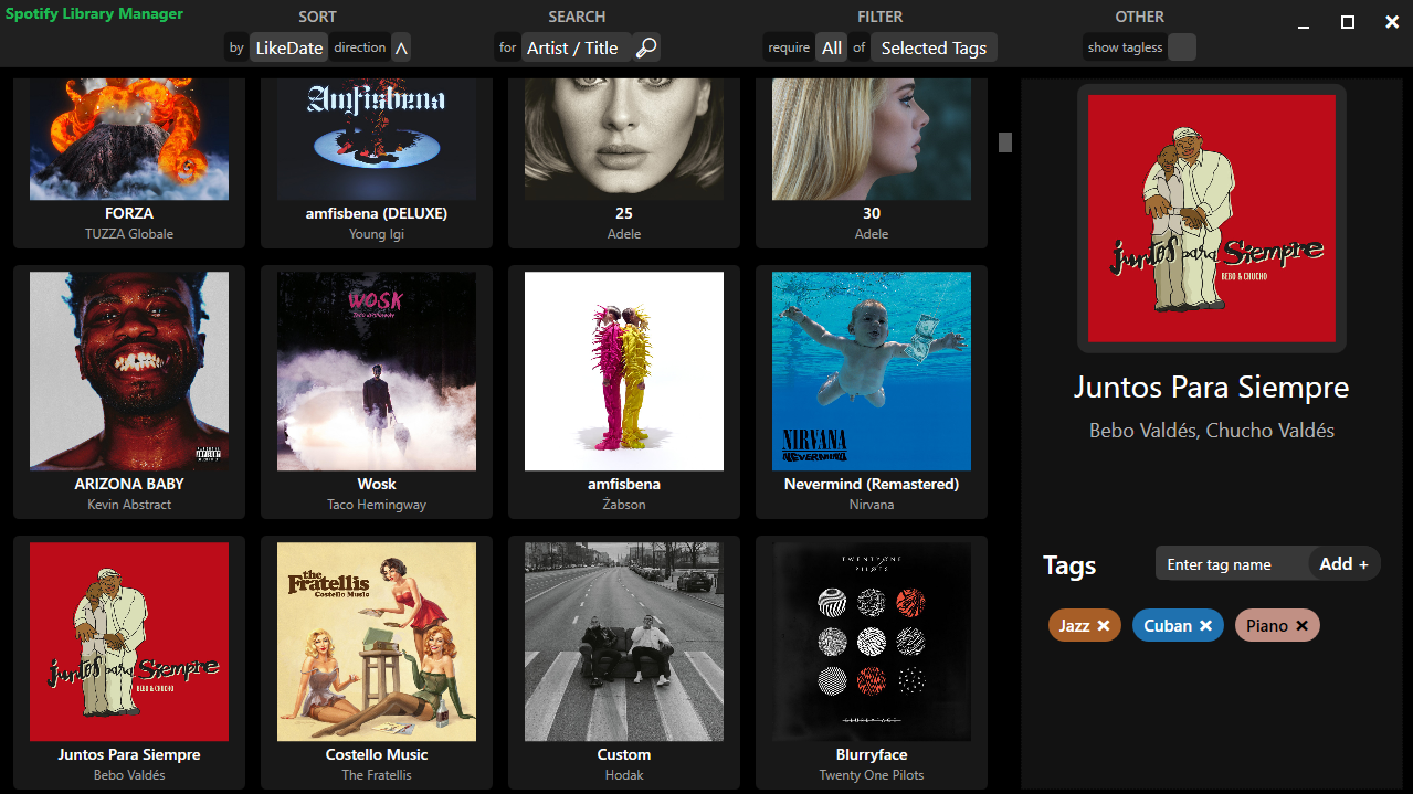 GitHub - jerzybalcer/SpotifyLibraryManager2: Better Spotify Library ...