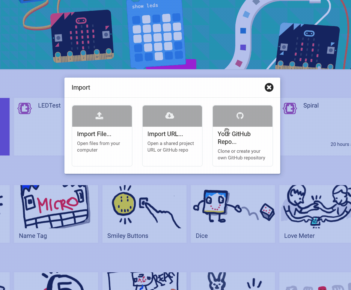Cancelling import of github repo gives error · Issue #2107 · microsoft ...