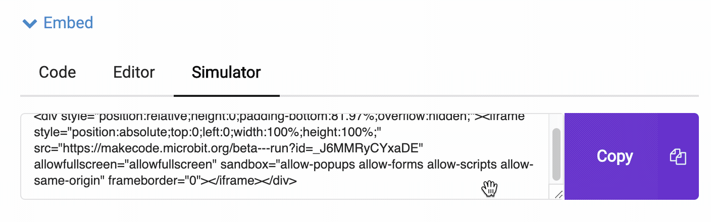 Editor, blocks embed doesn't use beta like simulator embed · Issue #2154 · microsoft/pxt ...