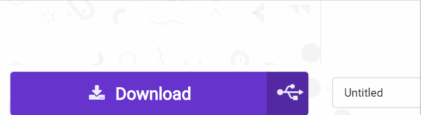 downloading to device while connected switching download btn symbols ...