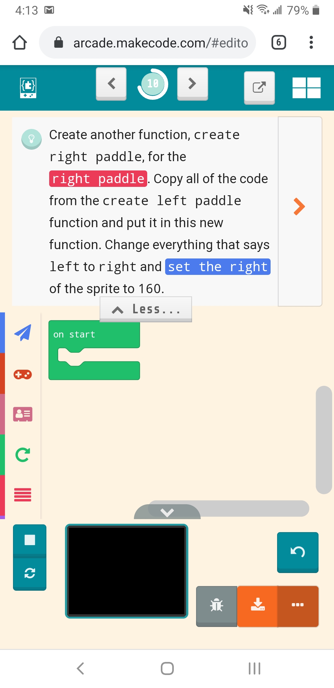 Paddle tutorial doesn't note change to different movesprite block · Issue #1889 · microsoft/pxt ...