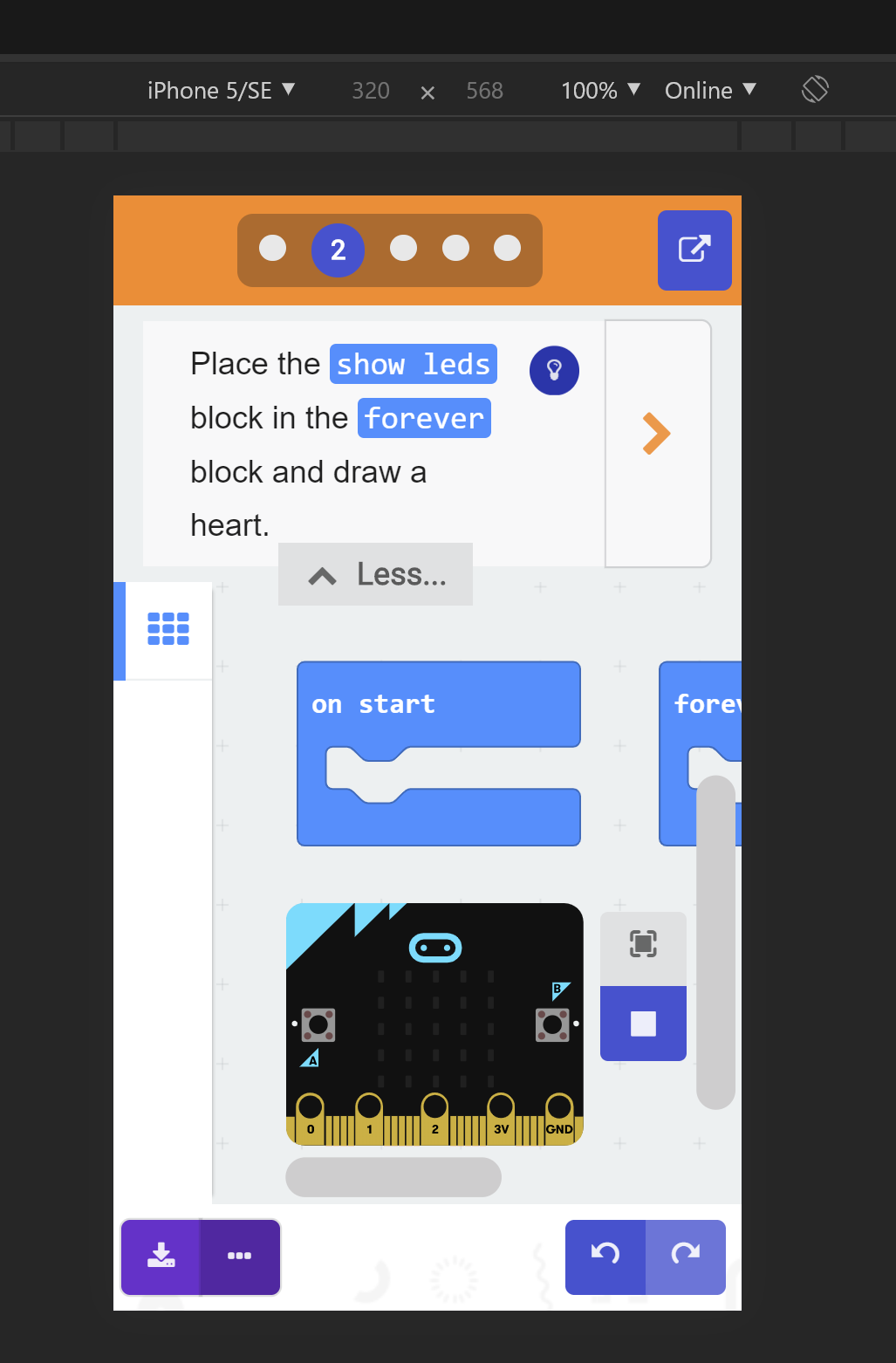 Debugger icon not visible in half screen · Issue #3200 · microsoft/pxt-microbit · GitHub