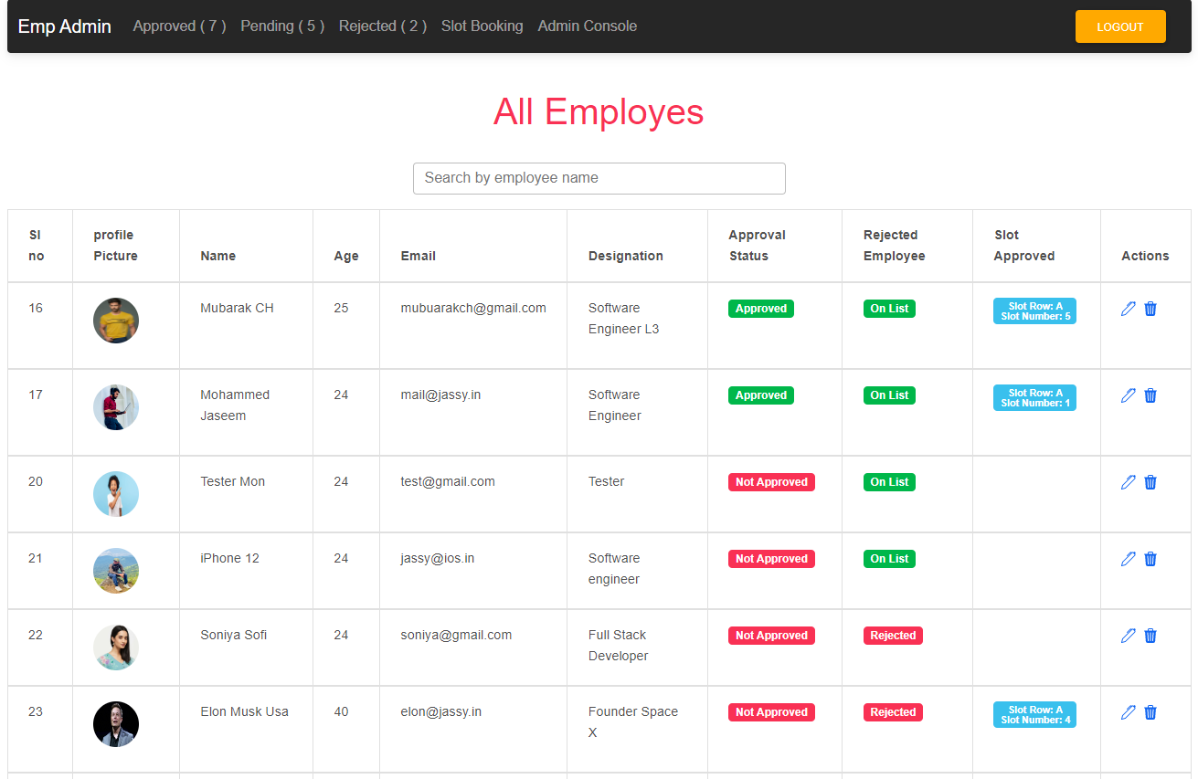 GitHub - Mohammedjaseem/Employee-Registertion-Slot-Booking: Front-end ...