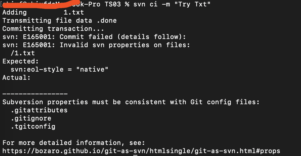 Gitea,Command execution error: svn: E165001: Invalid svn properties on files: · Issue #330 · git ...