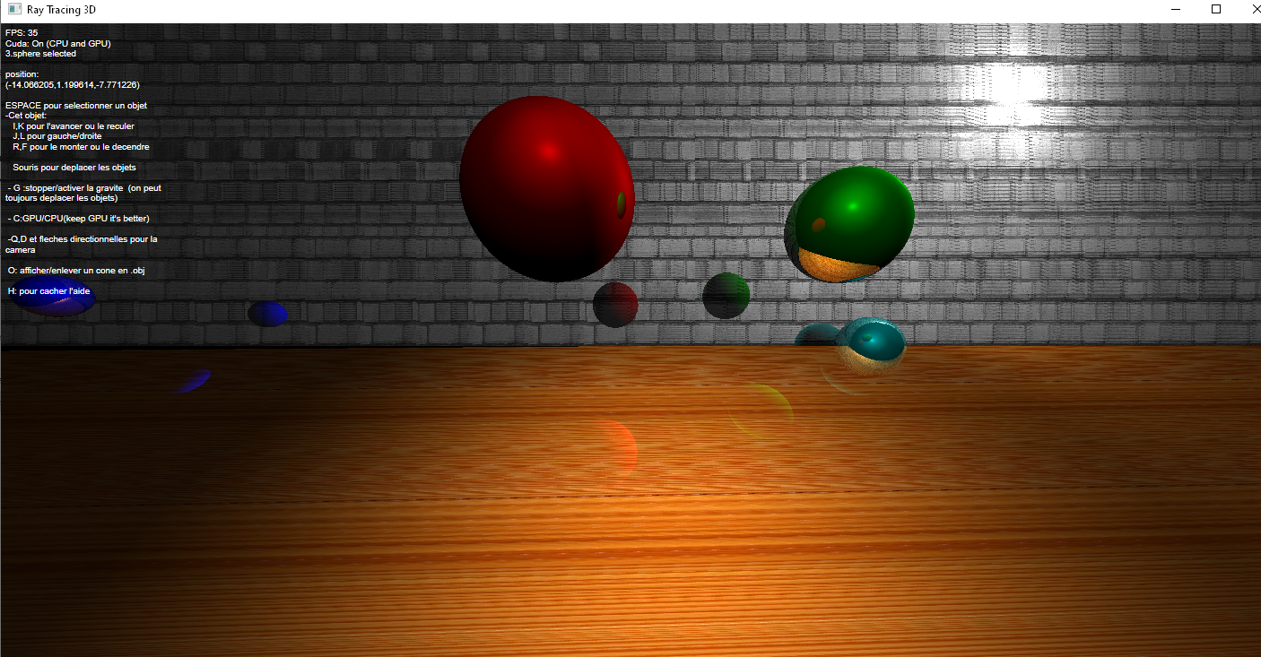 GitHub - hattmt/Cuda3DRaytracing: basis of ray tracing: 2 luminosity ...