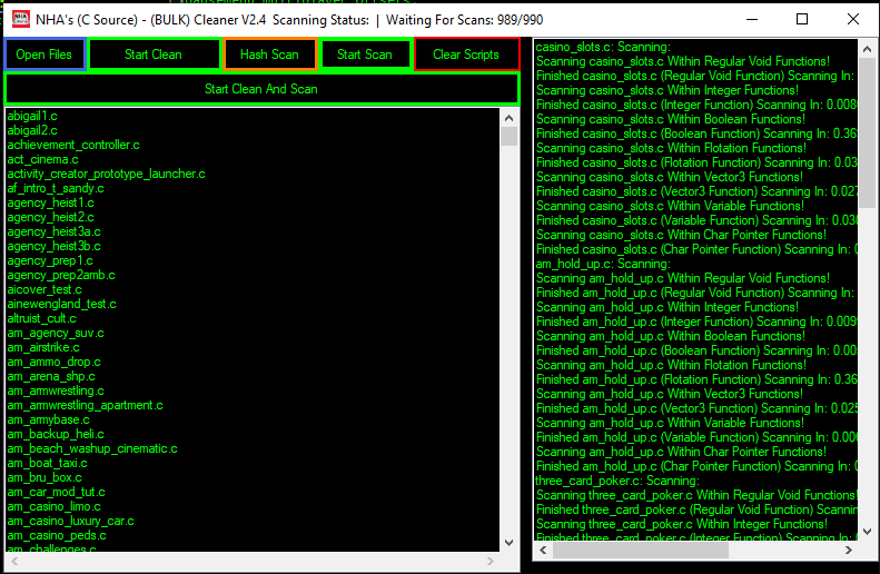 GitHub - dr-NHA/GTAV-C-Source-Scanner: Global/Local Offsets And Hash Scanner Written In C#