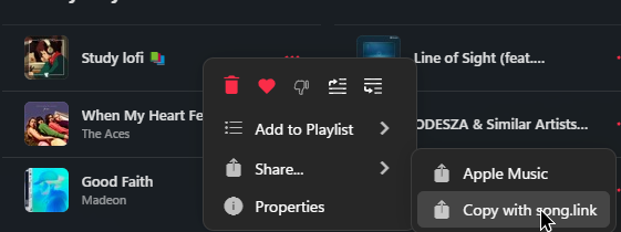 [Bug]: "Share with odesli" appears on station items · Issue #99 · ciderapp/Cider-2 · GitHub