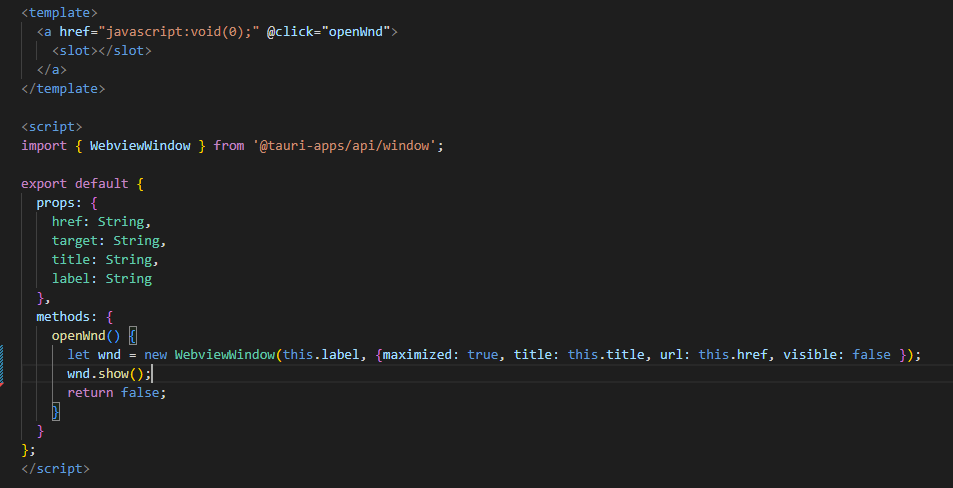 [bug] new WebviewWindow(xxx) return invalid window · Issue #4066 · tauri-apps/tauri · GitHub
