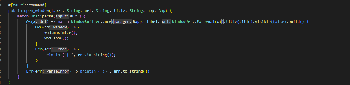 [bug] new WebviewWindow(xxx) return invalid window · Issue #4066 · tauri-apps/tauri · GitHub
