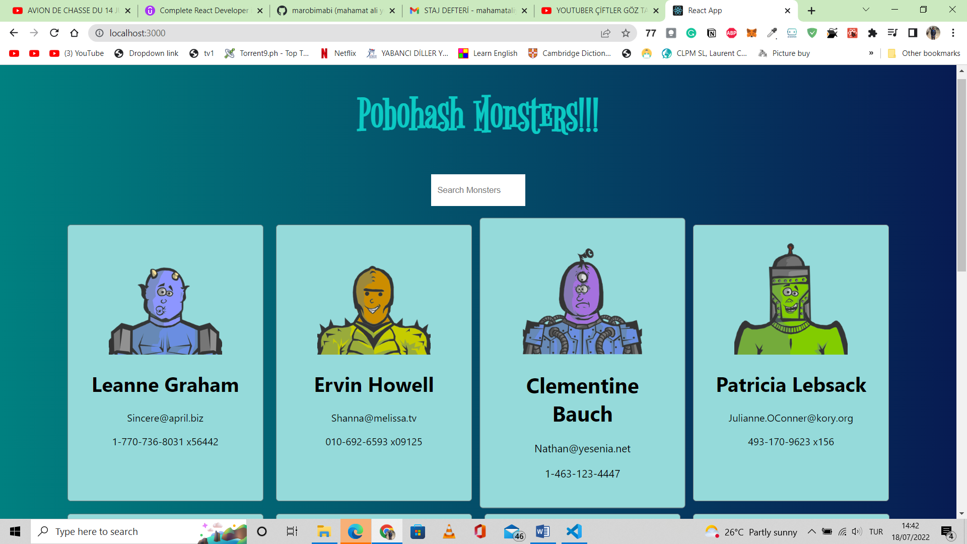 GitHub - marobimabi/monsters-rolodex