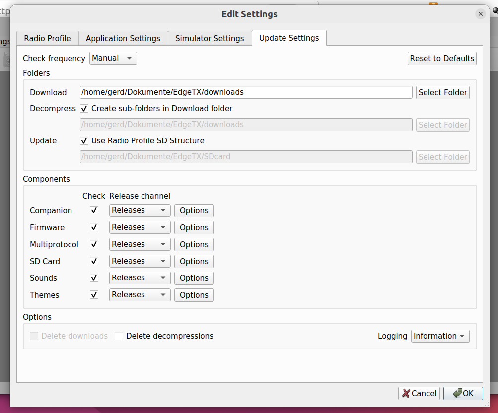 Companion "File/Download Components" fails · Issue #2918 · EdgeTX/edgetx · GitHub