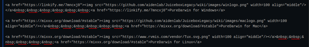 Weird links on the wiki? · Issue #107 · PureDarwin/PureDarwin · GitHub